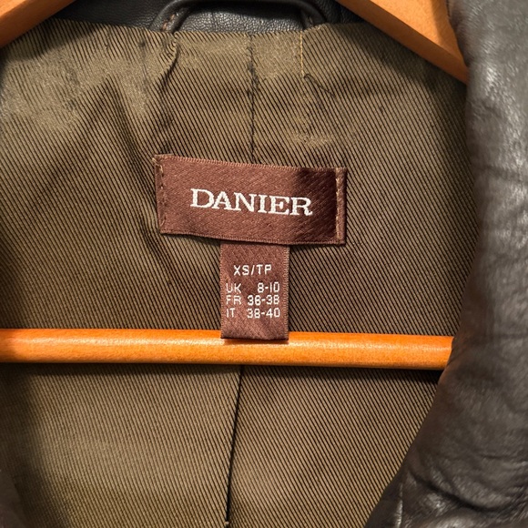 Danier | Jackets & Coats | Danier Dark Brown Rustic Leather Jacket ...